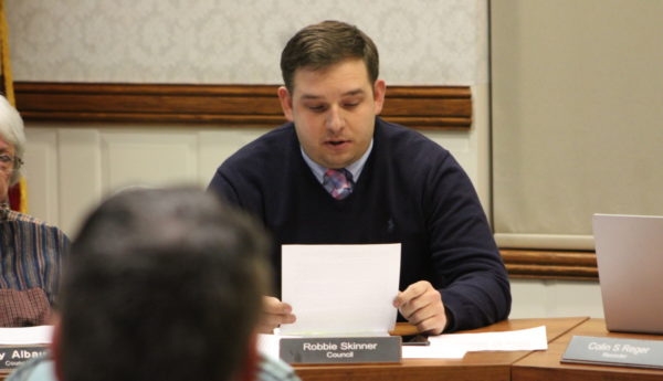 Robbie Skinner announces candidacy for Mayor of Buckhannon.